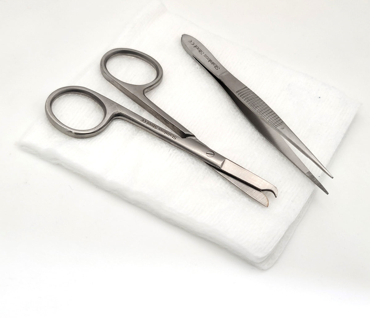 3 Pcs Laceration Suture Removal Instrument Kit, Stainless Steel Tools ...